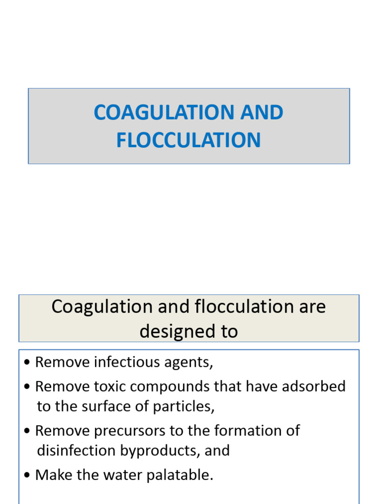 Coagulation and Flocculation-5 A6eff65e | PDF | Water Purification ...