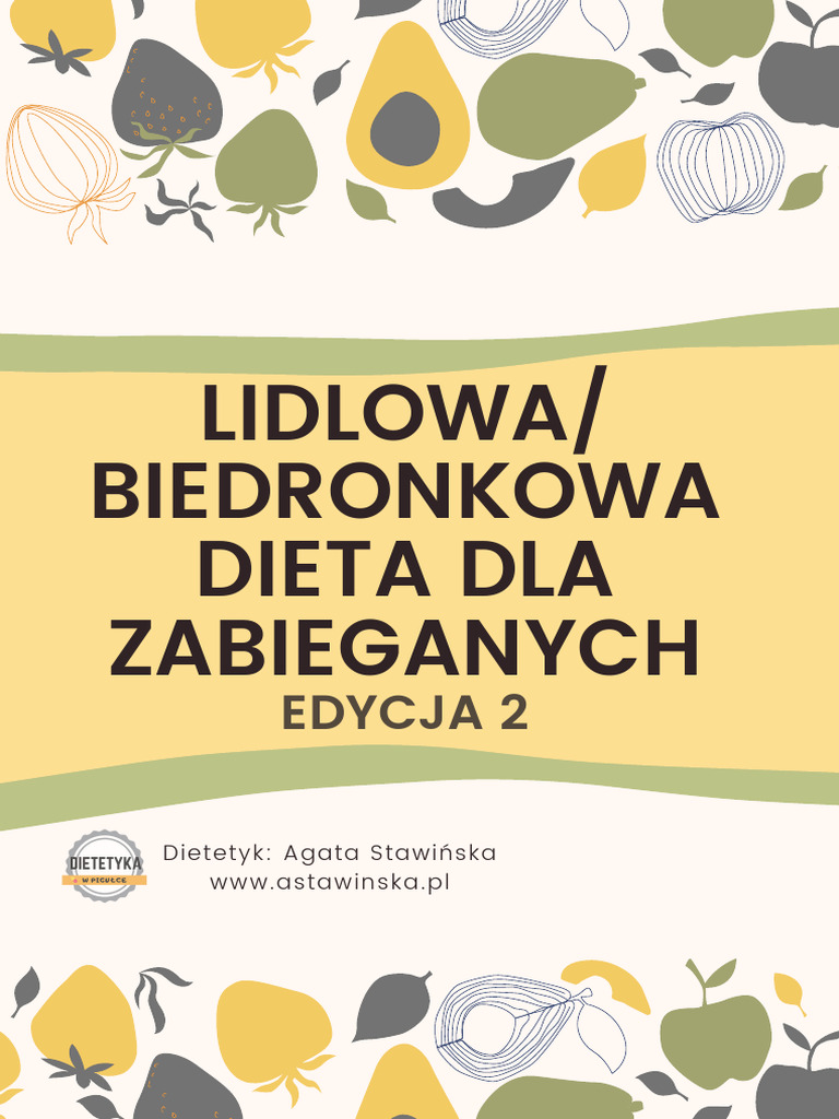 BiedronkowaLidlowa Dieta Dla Zabieganych Dietetyka W Pigulce 1 | PDF