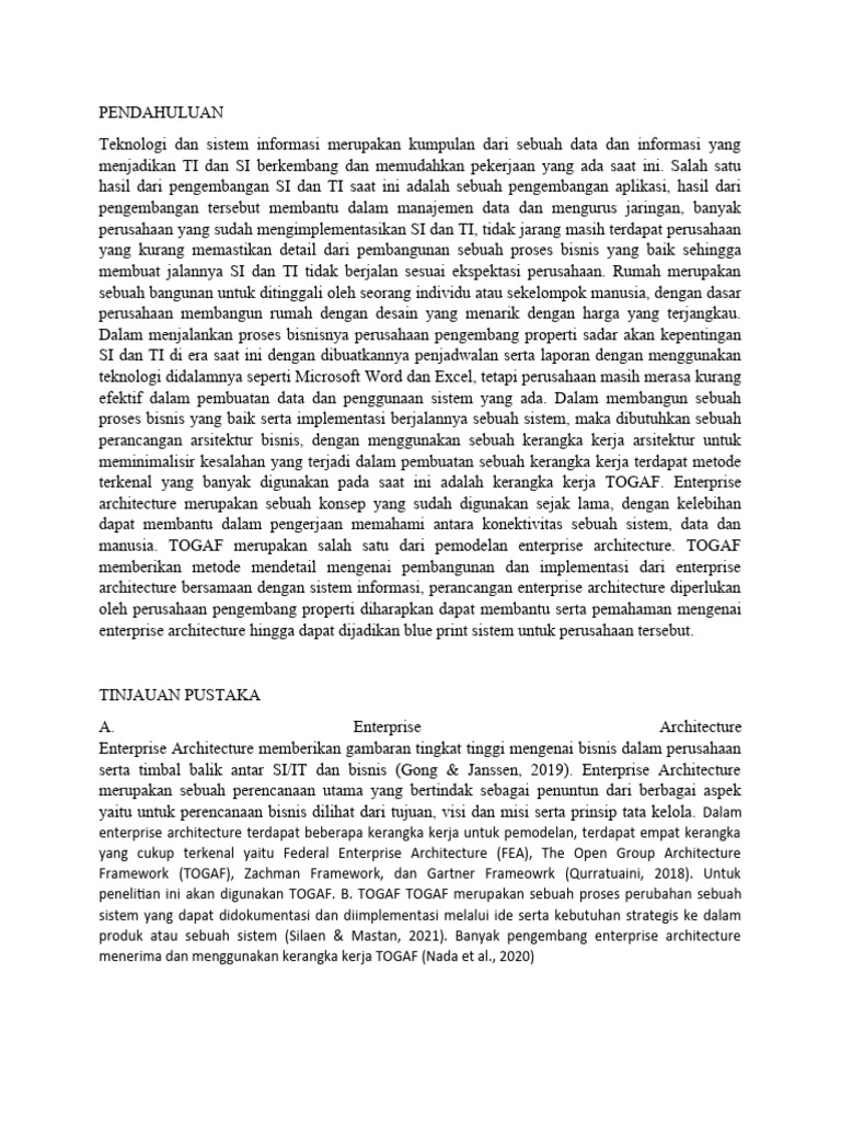 Arsitektur Enterprise | PDF | Seni