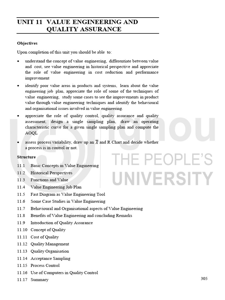 Value Engineering | PDF | Quality Assurance | Value (Economics)