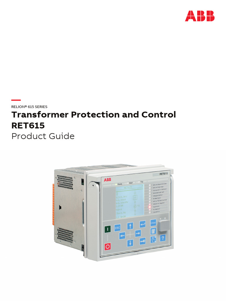 RET615 PG 756891 ENm | PDF | Logic Gate | Relay