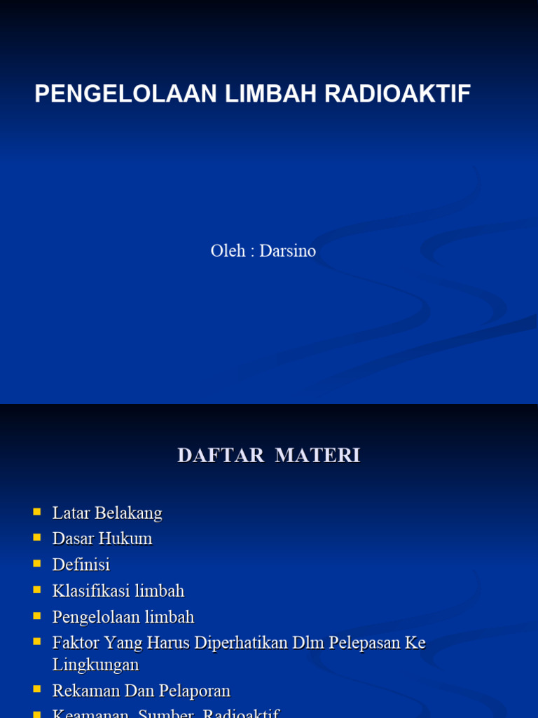 03 PENGELOLAAN - LIMBAH - Darsino | PDF