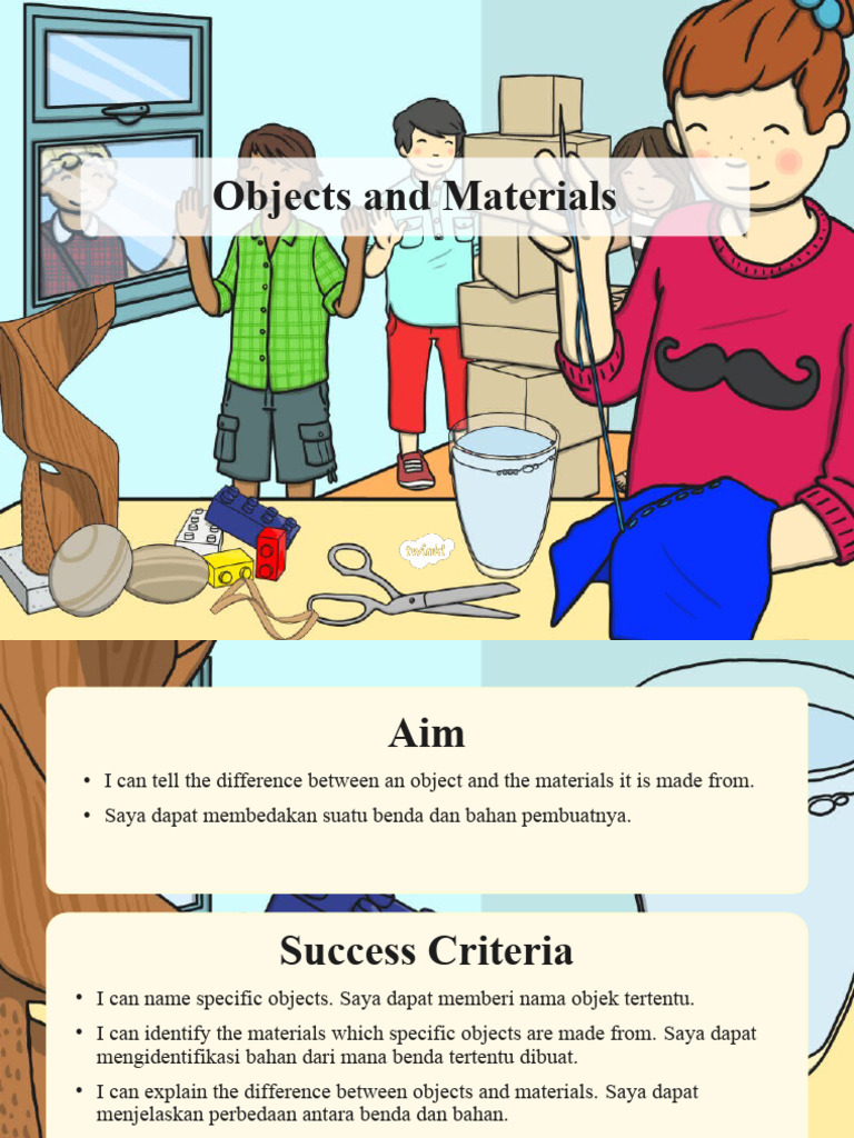 Objects vs. Materials: Identification Guide | PDF | Creative Commons