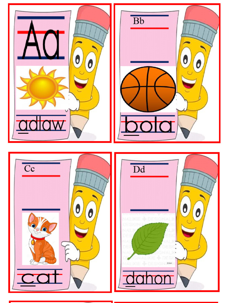 Edited Waray Letters of Alphabet | PDF