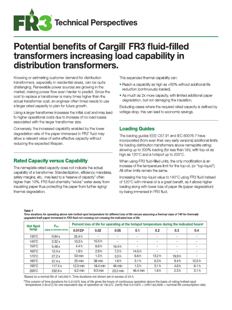 FR3 Tech Perspectives-Loading Guide | Download Free PDF | Transformer ...