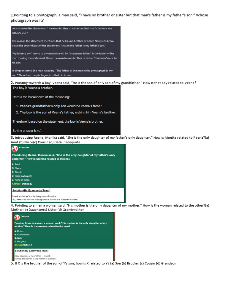 Pupu Mentalmath | PDF | Kinship And Descent | Human Life Stages