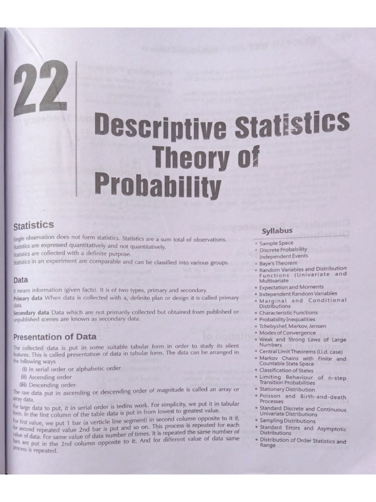 Theory of Probability | PDF