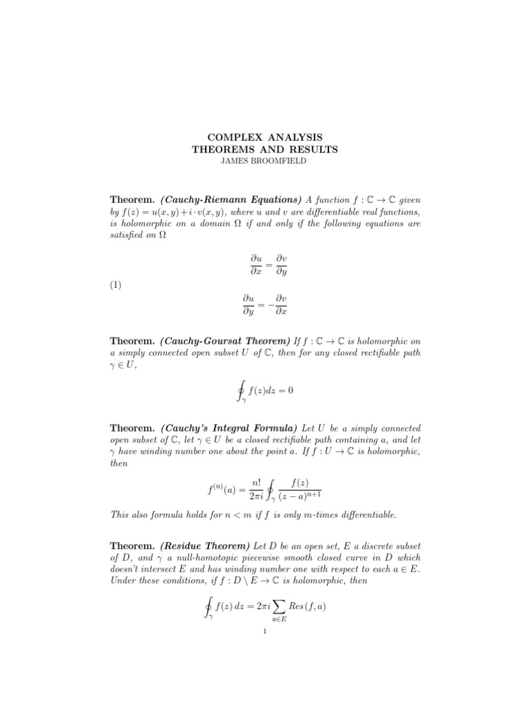 Complex Analysis Hints Pdf Holomorphic Function Complex Analysis