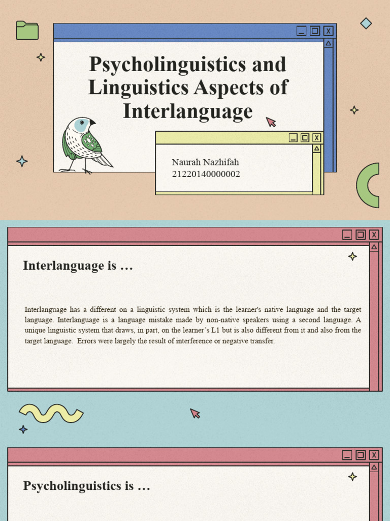 Interlanguage: Psycholinguistics Insights | PDF | Second Language | Second Language Acquisition