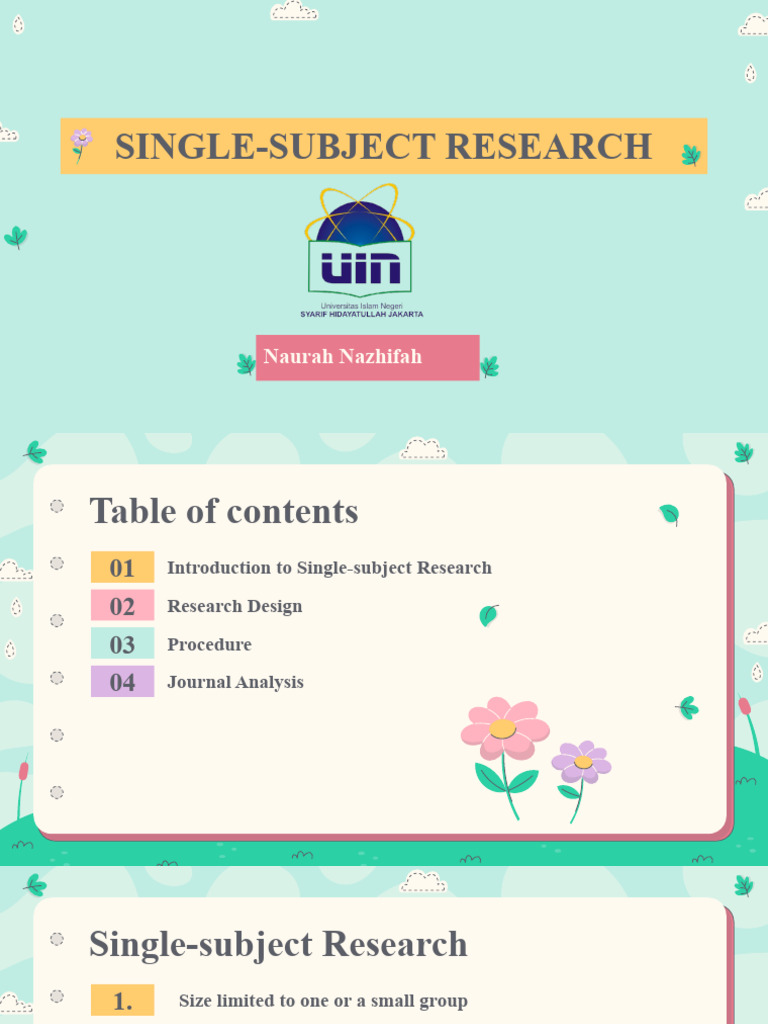 Single-Subject Research | PDF | Statistics | Science