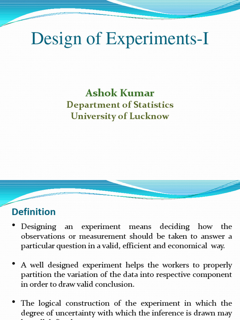 202004160614287422ashok Kumar Moral Stats Design of Experiments | PDF | Analysis Of Variance ...
