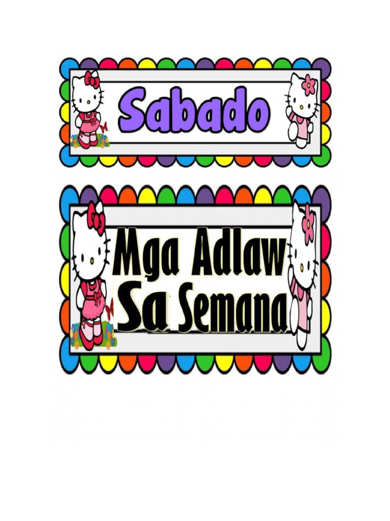 Adlaw Sa Semana | PDF