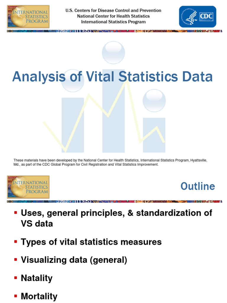 5 Analysis of Vital Statistics V1.0 | PDF | Maternal Death | Statistics