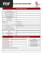 SME Application Form | PDF | Mortgages | Loans