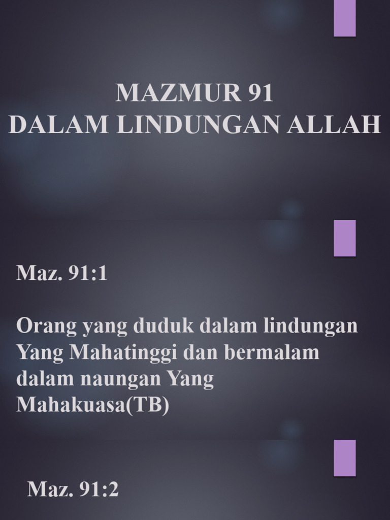 MAZMUR 91 | PDF