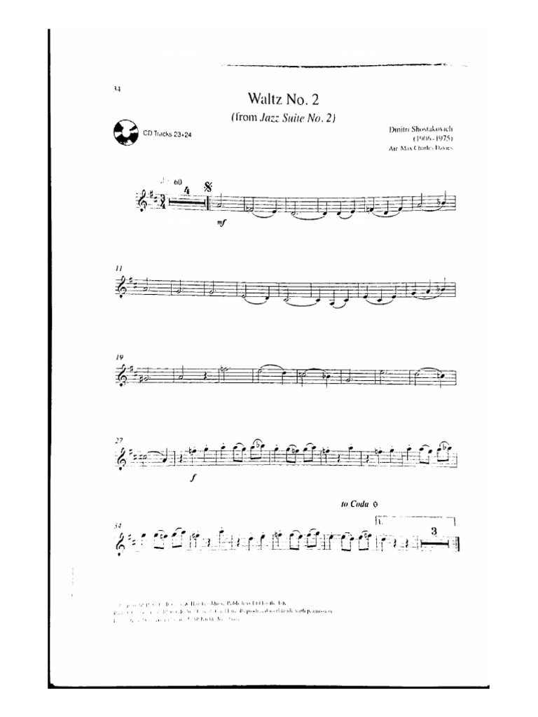Waltz No. 2 | PDF