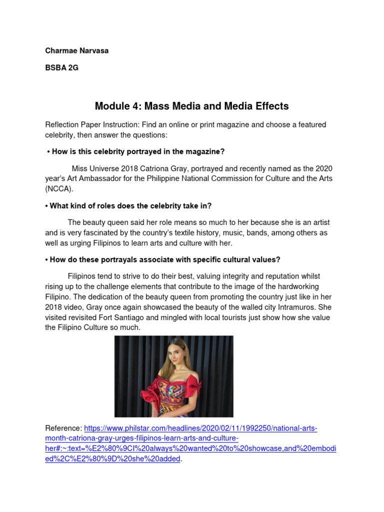 Catriona Gray: Cultural Impact in Media | PDF | Social Science | Travel