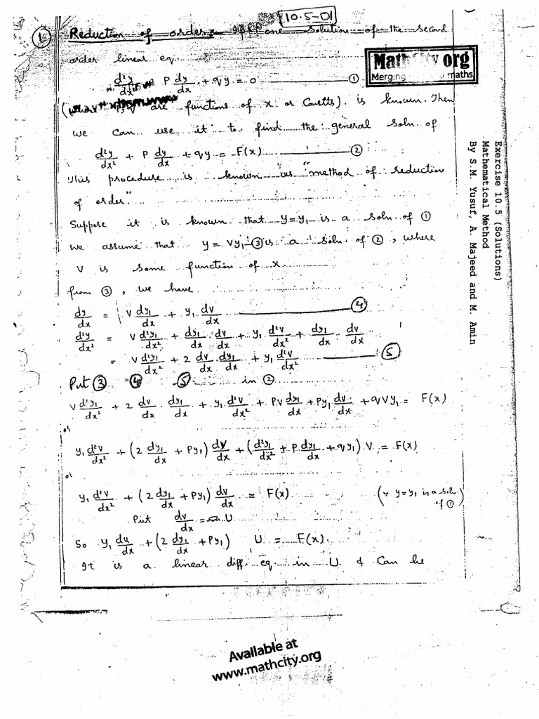 Chap 10 Solutions Ex 10 5 Method | PDF Chap 10 Solutions Ex 10 5 Method | PDF