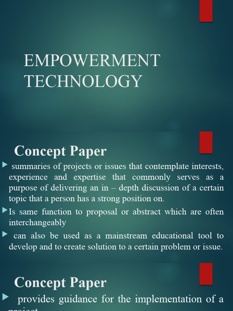 Concept Paper | PDF | Typefaces | Information