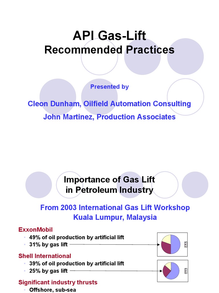 API Gas Lift | PDF | Fuel Gas | Gas Technologies