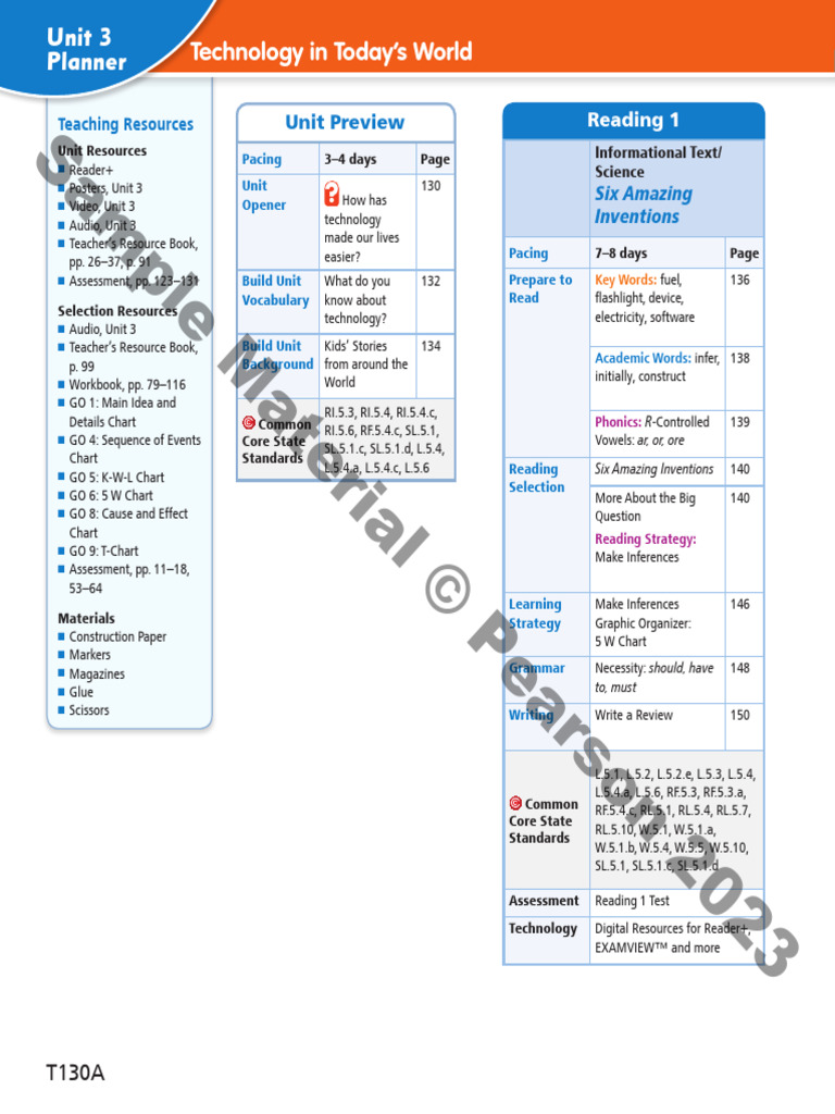New Cornerstone L5 U3 - Teacher's Edition | PDF | Phonics | Vocabulary