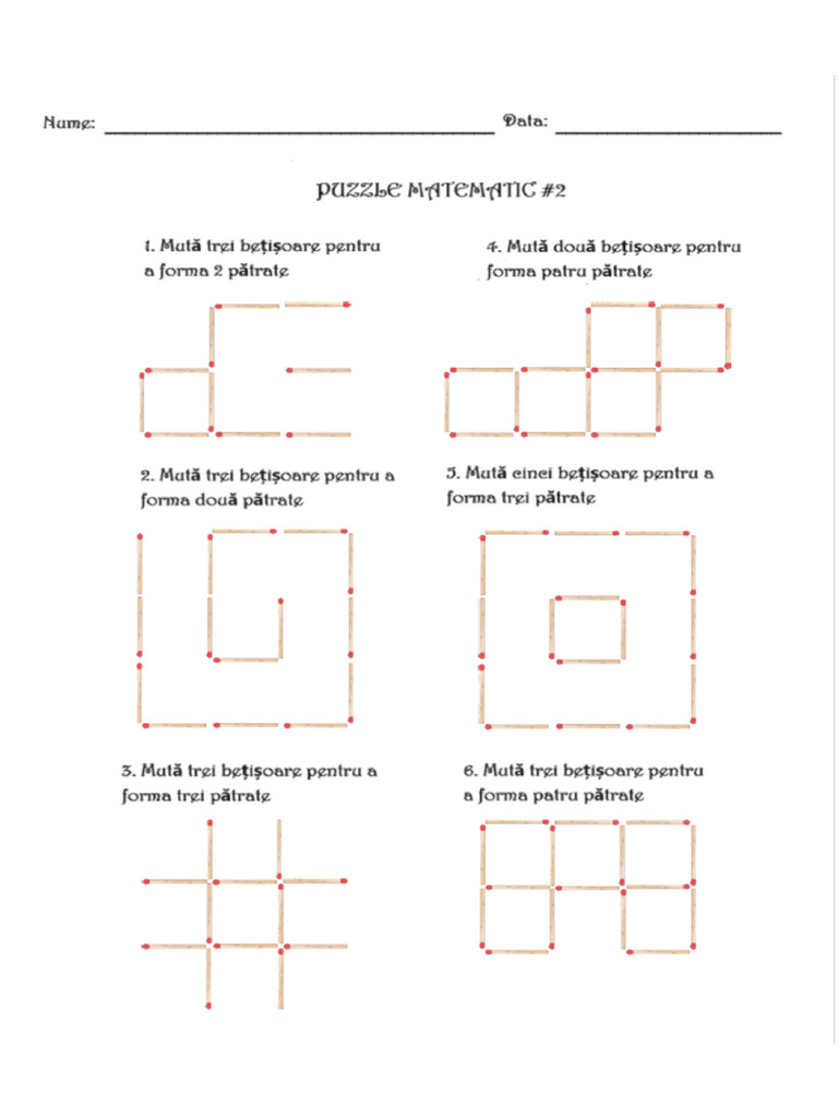 Puzzle Matematic | PDF