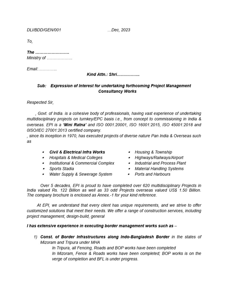 EOI3 | PDF | Business | Finance & Money Management