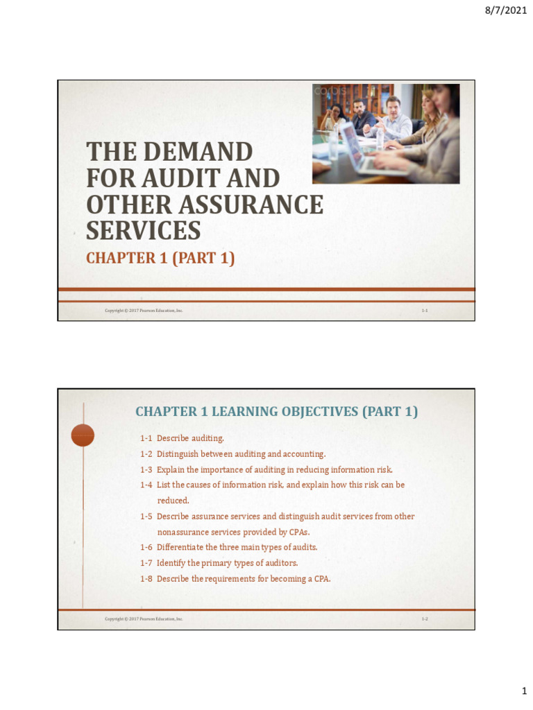 Chapter 1 Financial Auditing Slides | PDF | Financial Audit | Audit