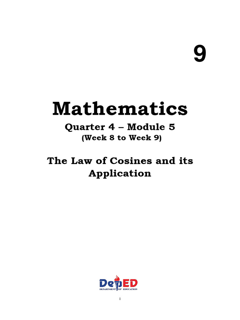 5 - Q4 Math | PDF | Triangle | Angle