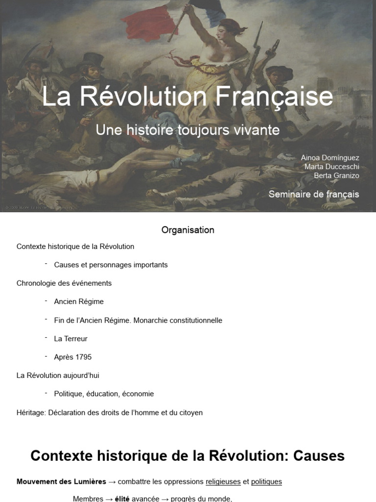 La Révolution Française | PDF | Révolution française | Gouvernement