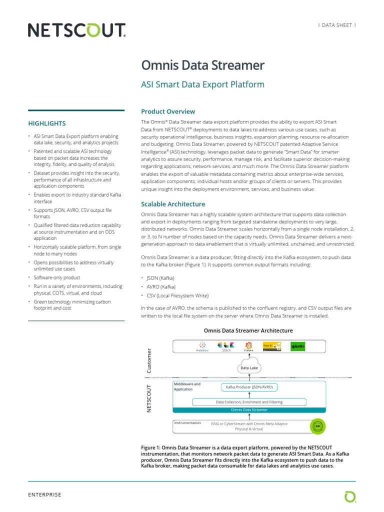 Omnis Data Streamer - SECPDS - 022 | PDF | Computer Network | Cloud ...