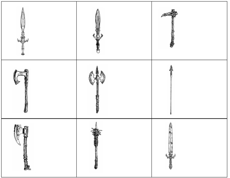 CARD Magical Weapons 2 BLANK | PDF