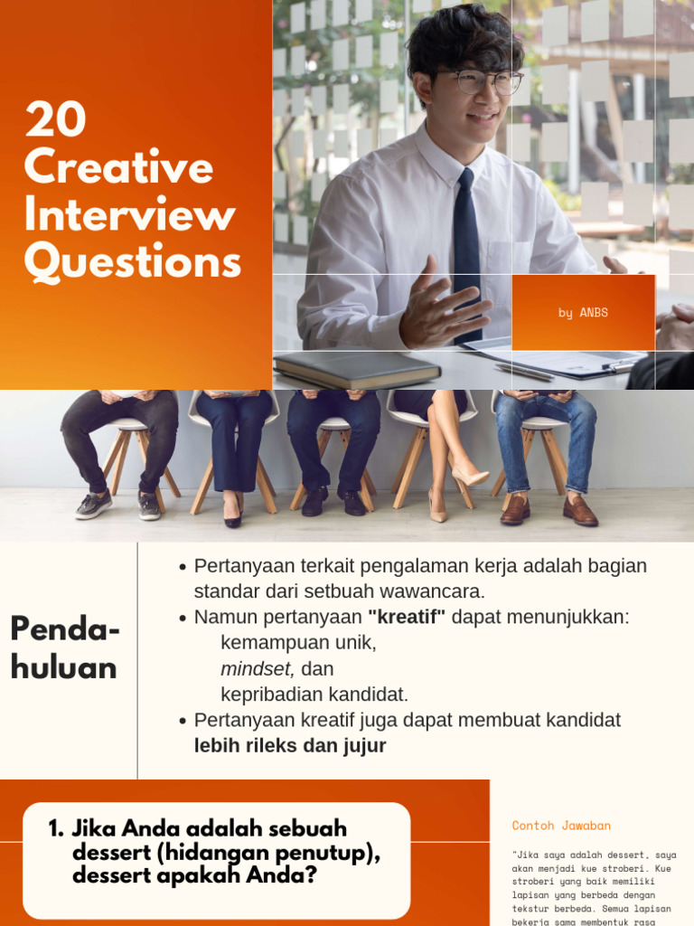 20 Creative Interview Questions (Materials) | PDF