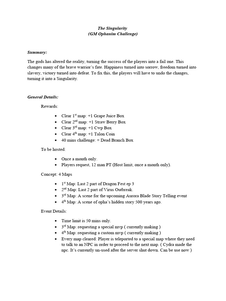 The Singularity | PDF