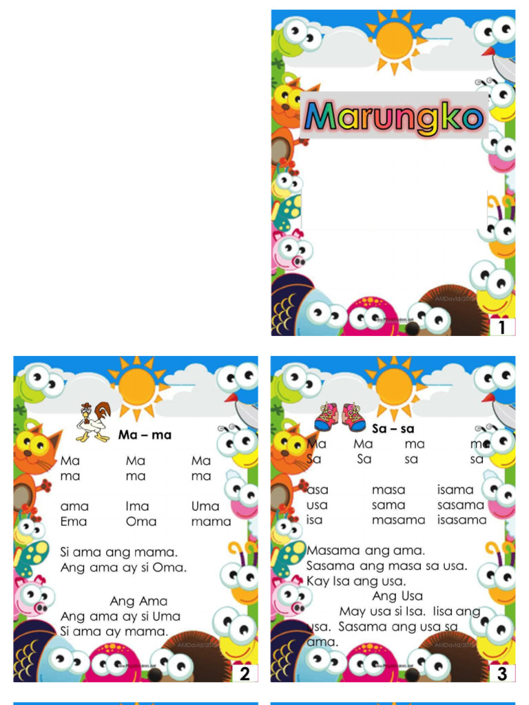 Marungko New Booklet | PDF