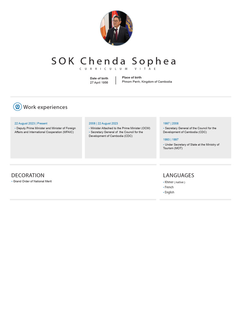 SOK Chenda Sophea | PDF