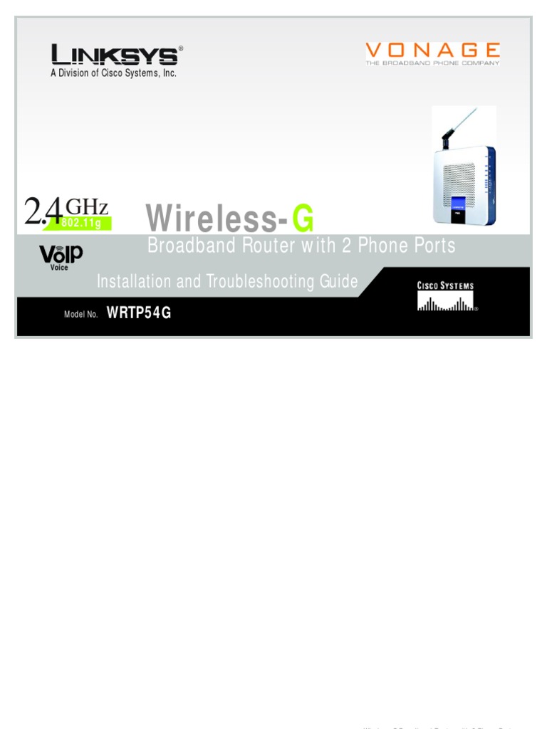 WRTP54G User Guide Rev NC Web | PDF | Ip Address | Computer Network