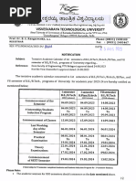 VTU Dec 2025/Jan 2026 Exam Timetable | PDF