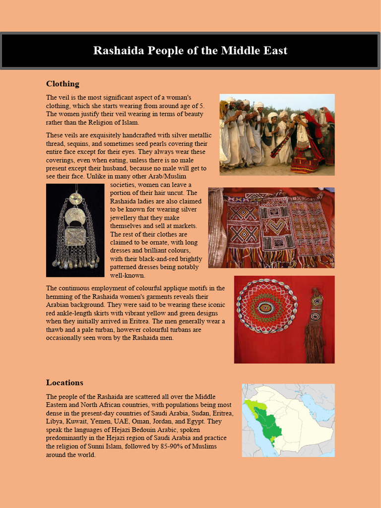 Rashaida People of The Middle East | PDF | Human Appearance | Softlines ...