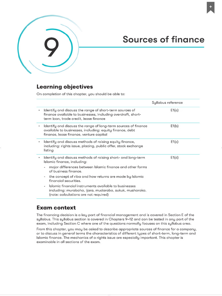 Sources of Business Finance Explained | PDF | Debt | Interest