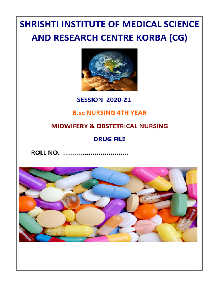 Drug File Fromt Page | PDF