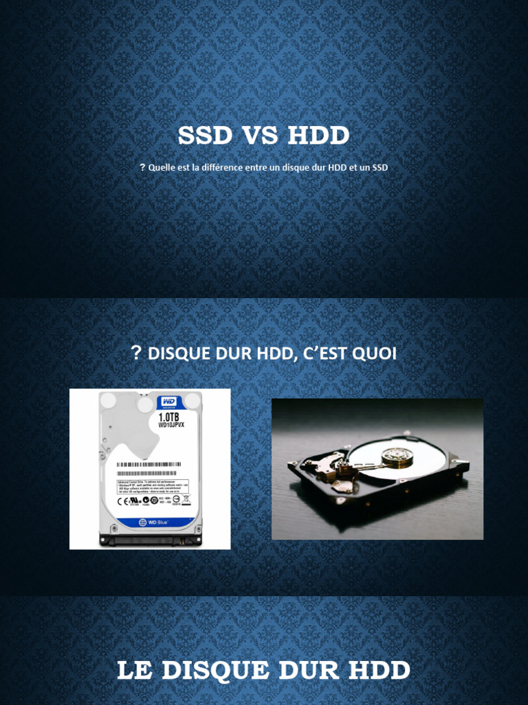 Différences entre HDD et SSD | PDF | Solid-state Drive | Disque dur