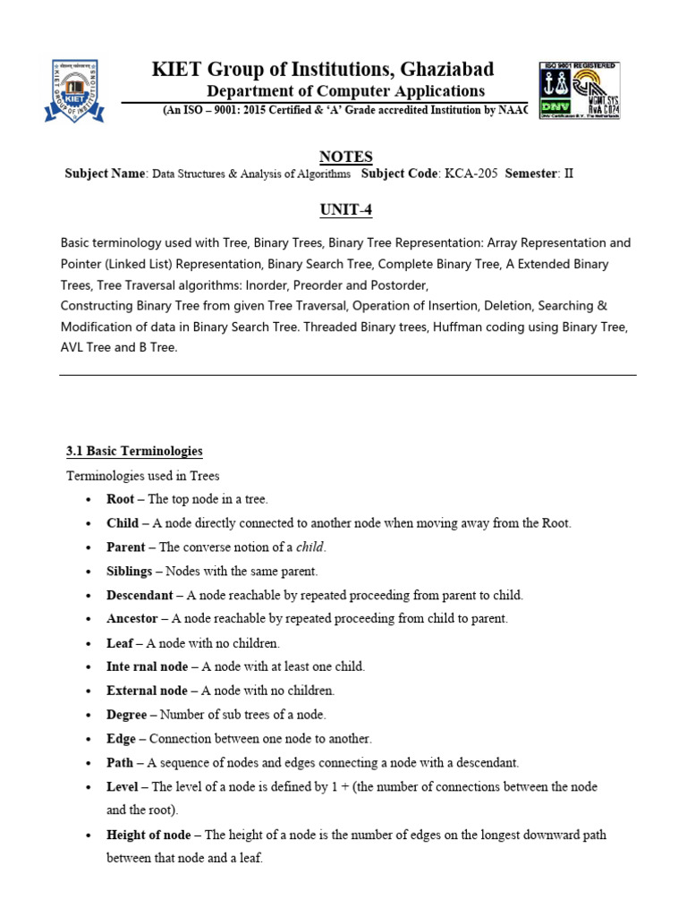 Unit 4 | PDF | Algorithms And Data Structures | Mathematical Logic