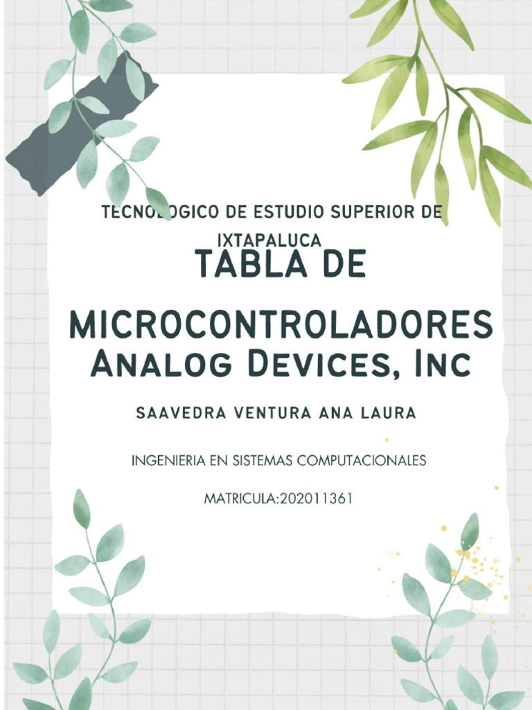 Analog Devices | PDF | Convertidor digital a analógico | Arreglos de ...