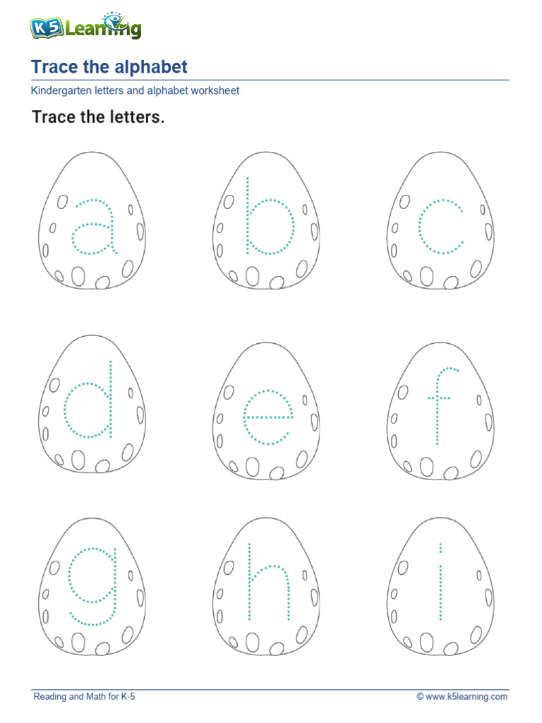 Trace Alphabet 6 | PDF