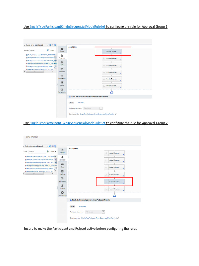 Configuring Approval Group Rulesets | PDF | Computers