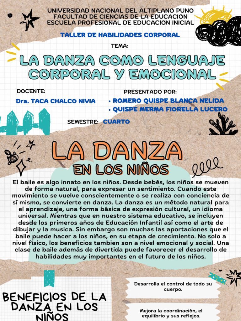 La Danza Como Lenguaje Corporal y Emocional | PDF | Bailes | Las emociones