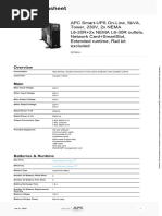 APC Smart-UPS 5kVA SRTG5KXLI Specs | PDF | Computer Engineering ...