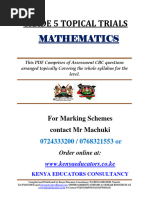 Grade 5 Maths Paper 1 | PDF | Mathematics