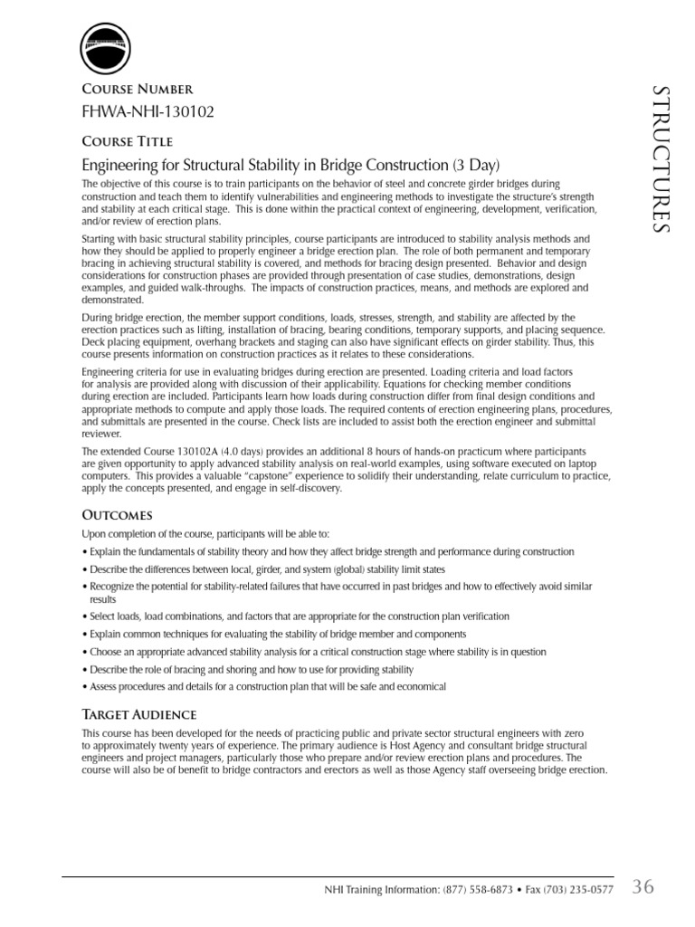 Fhwa Nhi 130102 | PDF | Engineering | Bridge